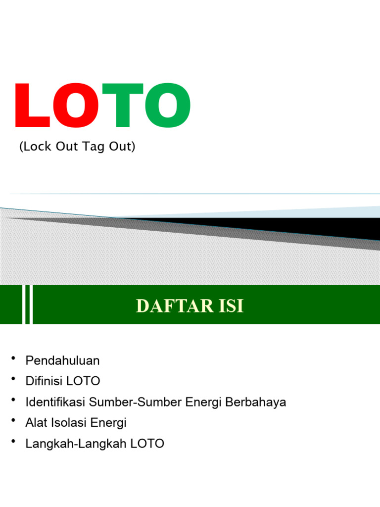 LOTO 1 | PDF