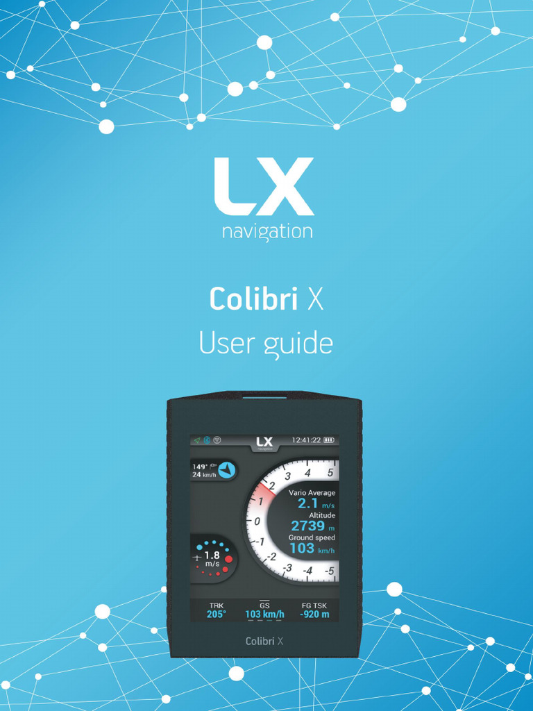 LX Colibri X - Manual | PDF | Computer File | Glider (Sailplane)