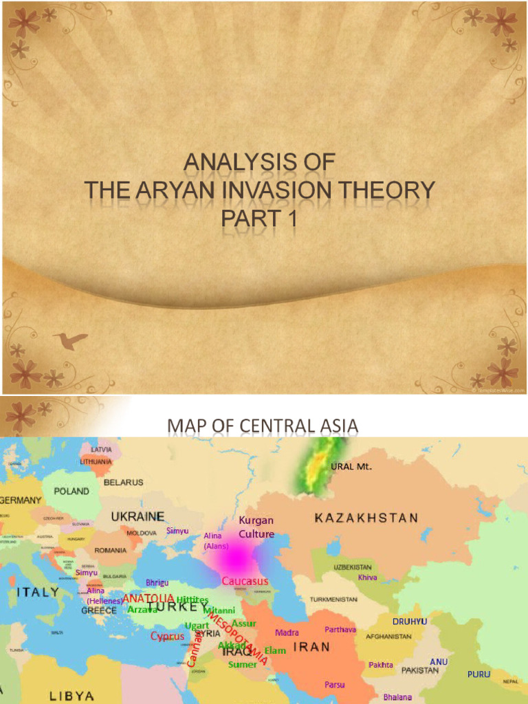 The Aryan Invasion Theory Ppt-Part 1 | PDF | Sanskrit | Linguistics