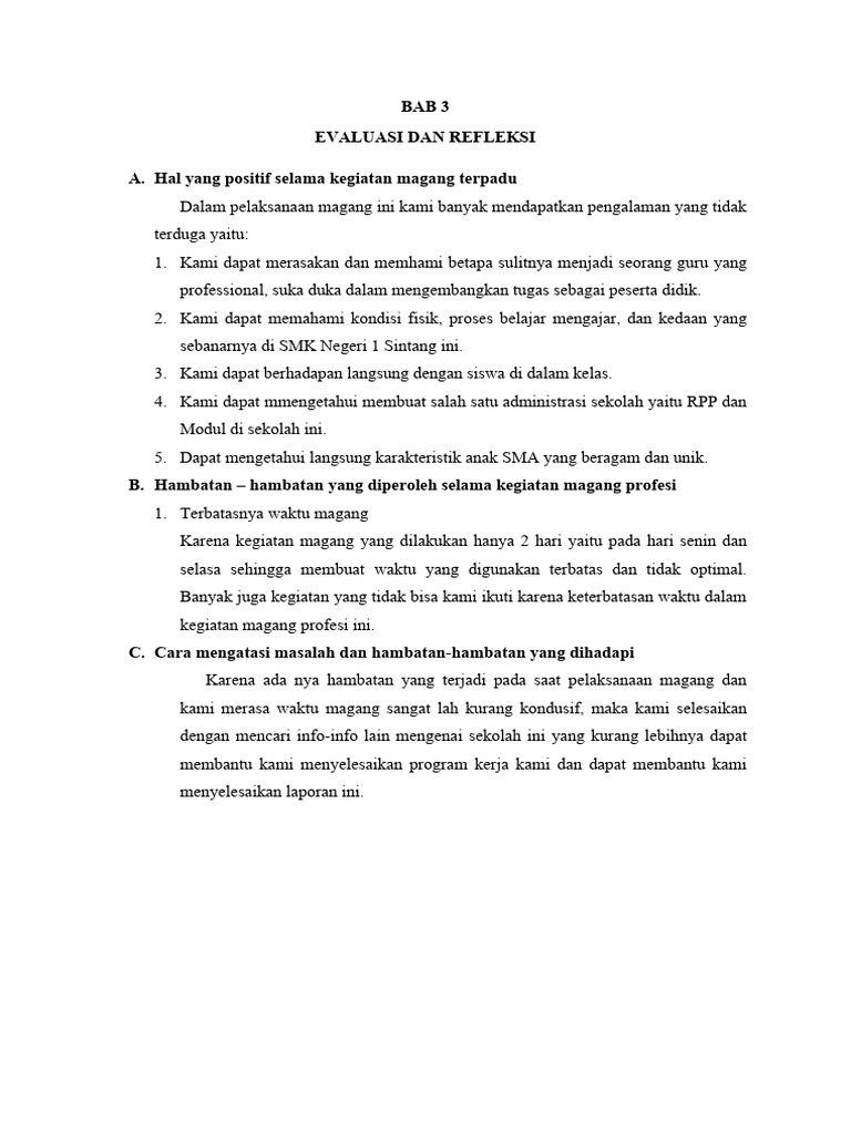 BAB 3 Laporan Magang | PDF