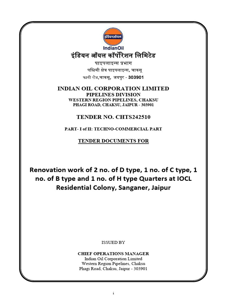 Ioc Sanganer | PDF | Joint Venture | Taxes
