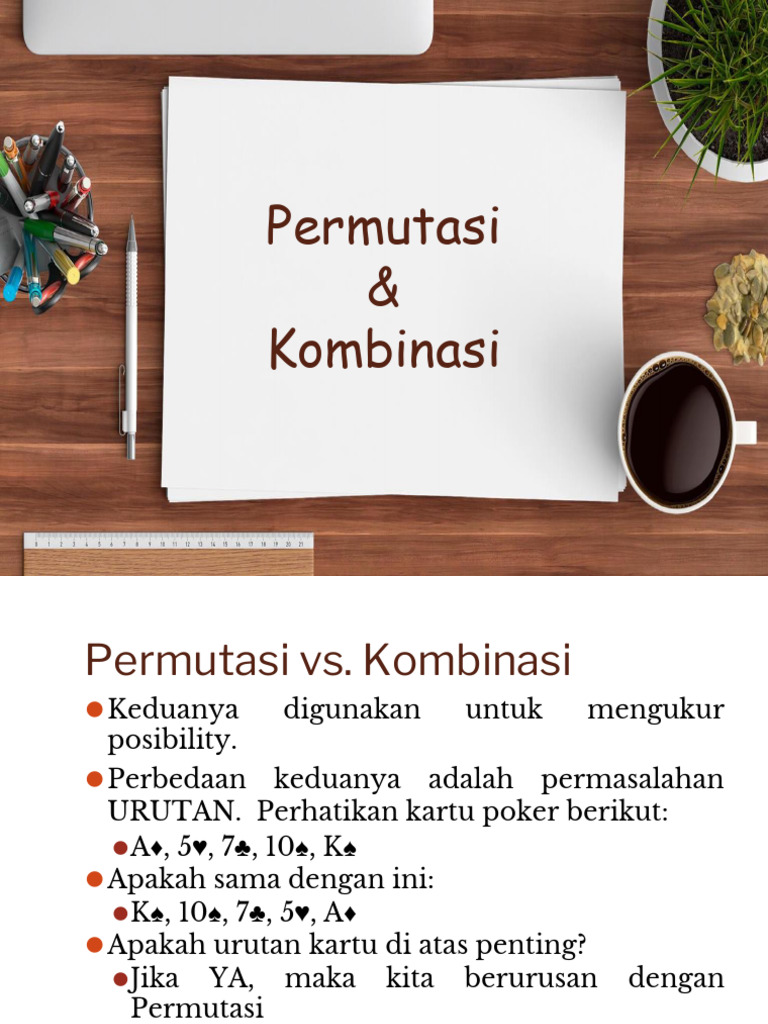 Permutasi & Kombinasi | PDF