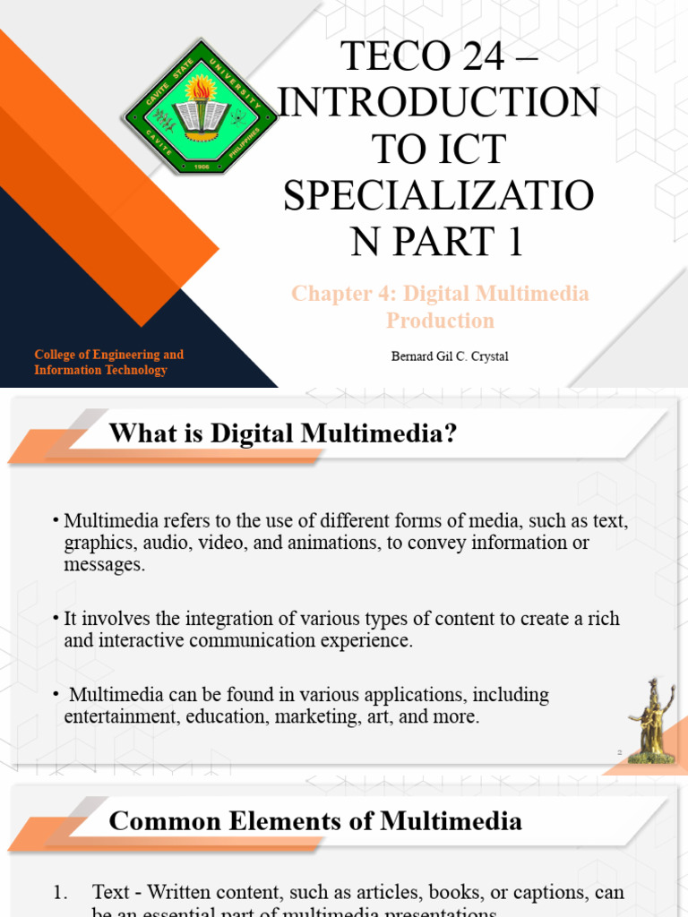 Essentials of Digital Multimedia Production | PDF | Multimedia ...