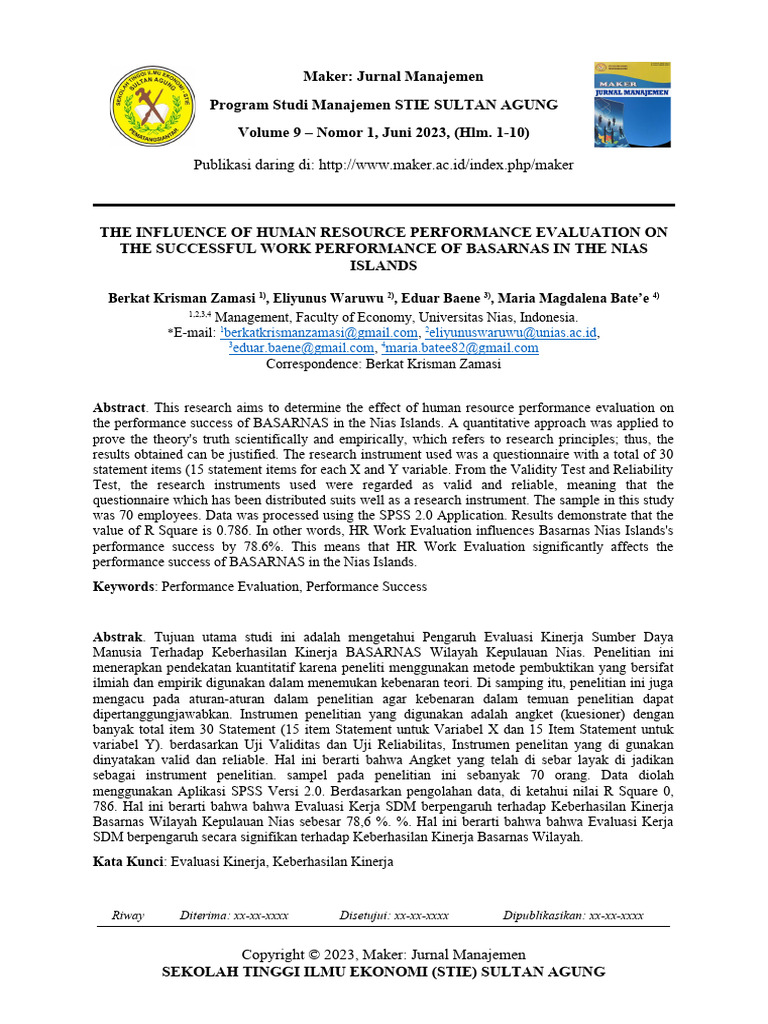 670 1916 1 SM | Download Free PDF | Evaluation | Human Resources