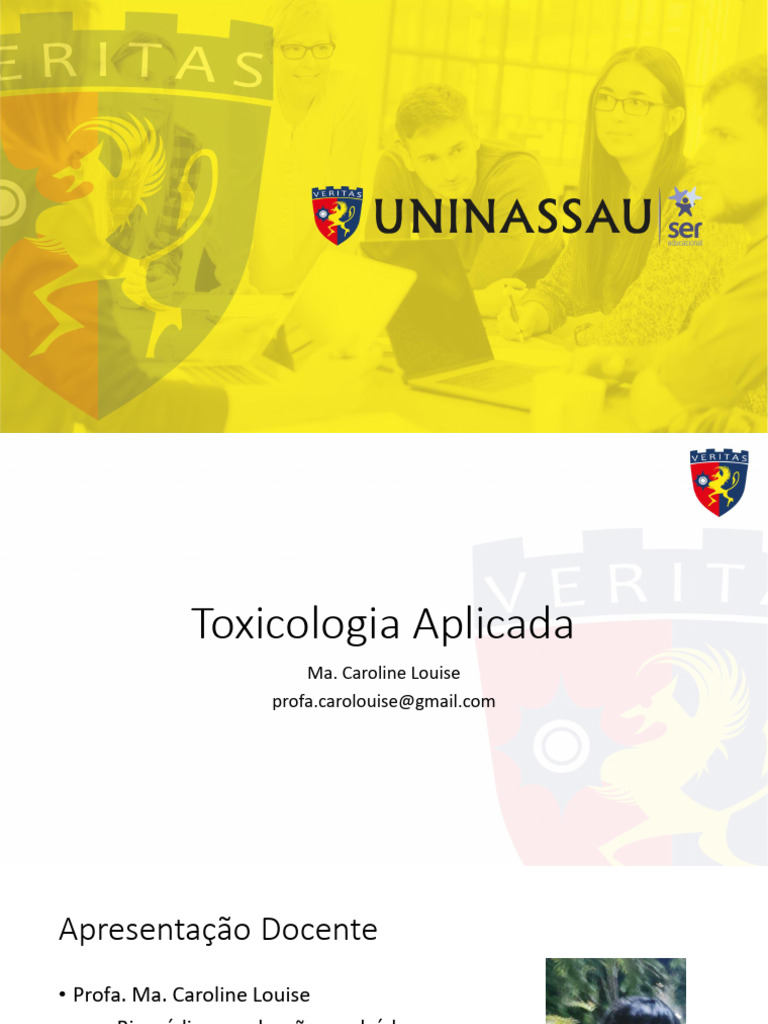 Toxicologia Aula 1 - Uninassau | PDF | Veneno | Drogas