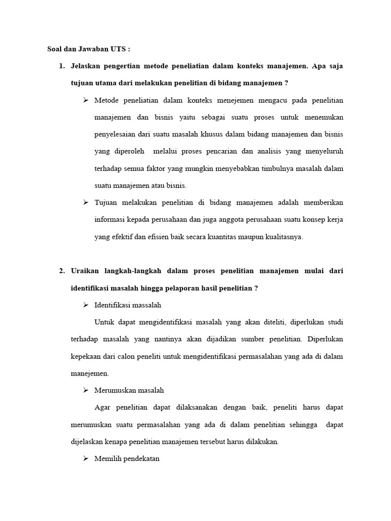 Metode Penelitian | PDF | Karier & Perkembangan