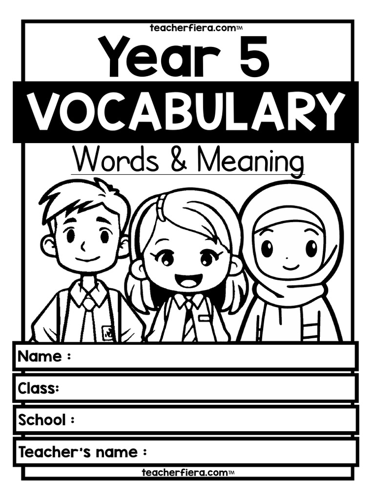 YEAR 5 VOCABULARY | Download Free PDF | Fog | Soap