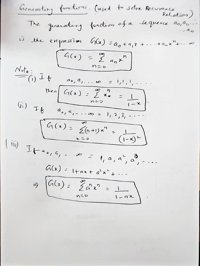 Maths Unit 3 | PDF