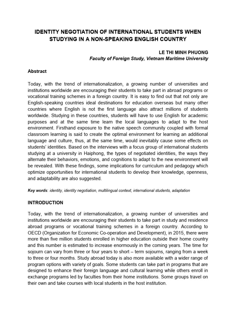 Introduction | PDF | Identity (Social Science) | Negotiation