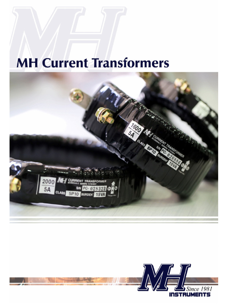 MH Current Transformer Catalogue 2023 | PDF | Transformer ...