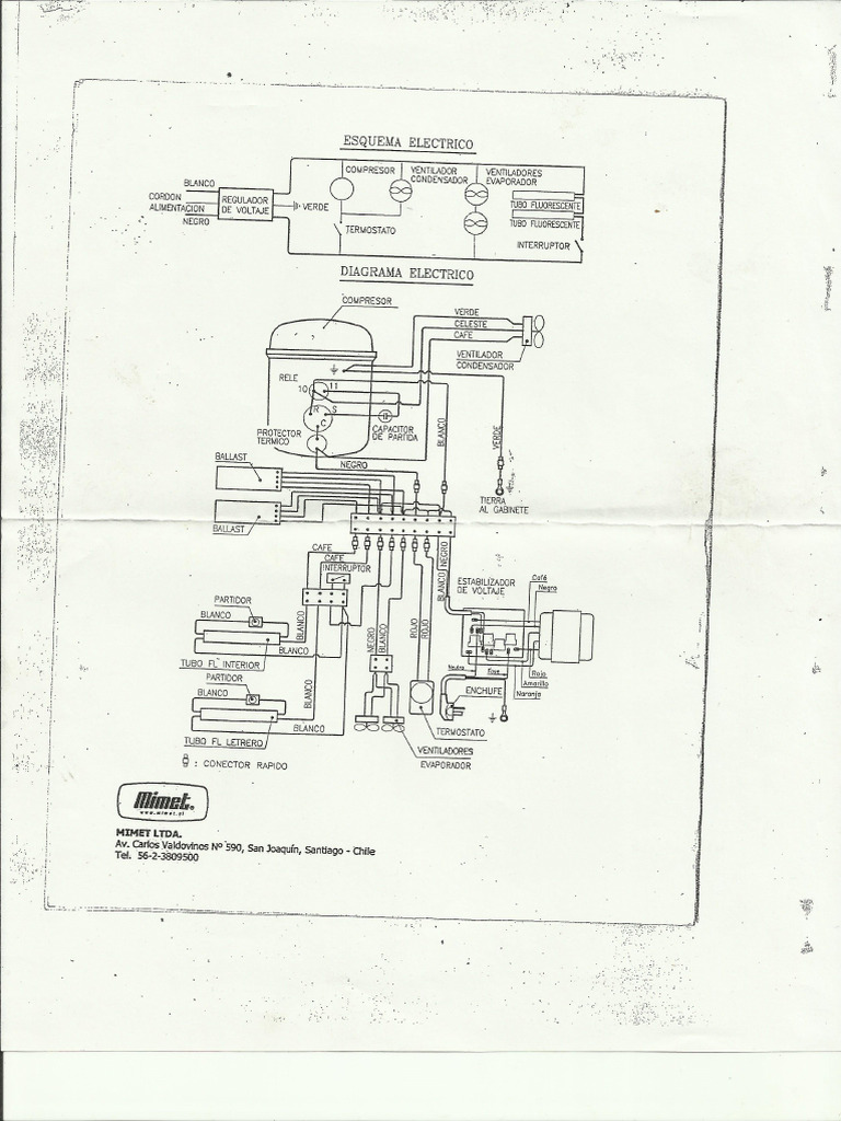 Diagrama Nevera PEPSI | PDF