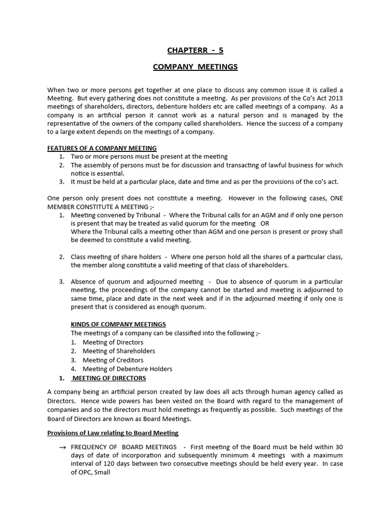 Chapter 5-1 | PDF | Proxy Voting | Dividend
