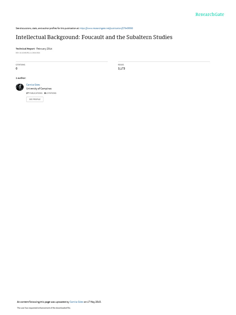 Intellectual Background | Download Free PDF | Michel Foucault | Power ...