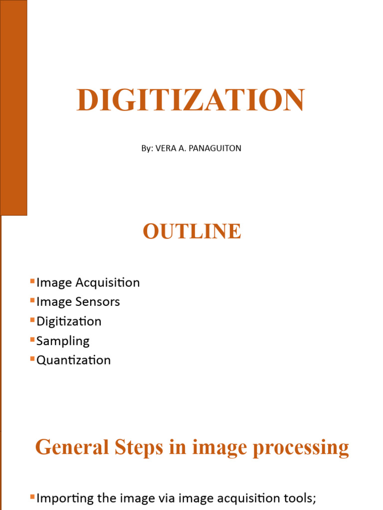 03 Digitization | PDF | Sampling (Signal Processing) | Digital Image