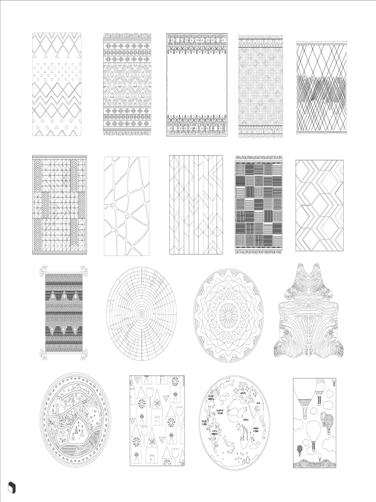 Cad Furniture Carpet Topview2 | PDF