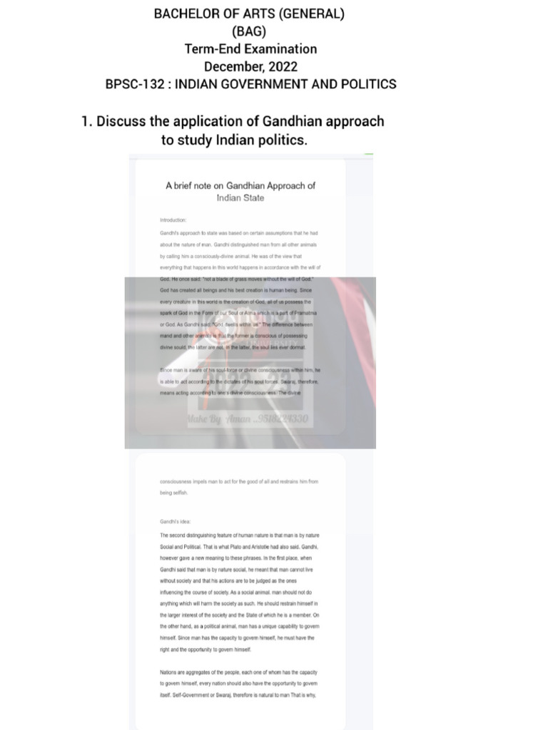 BPSC 132 Solve Paper IGNOU 2023 | PDF