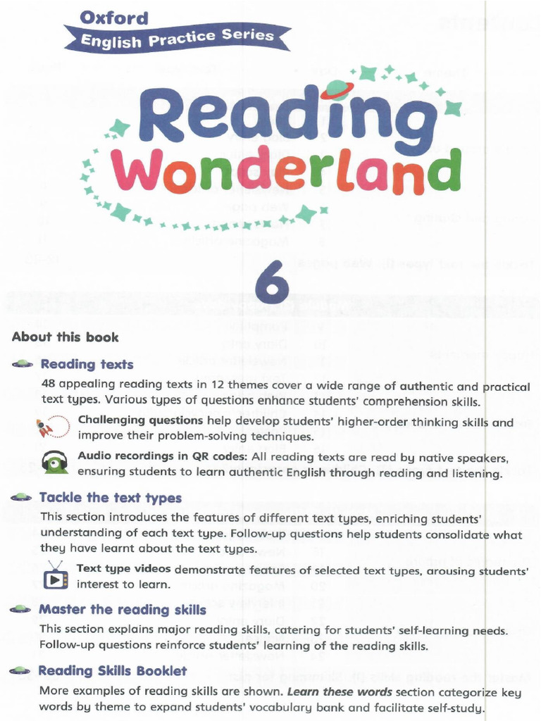 Oxford - Reading Wonderland 6 | PDF