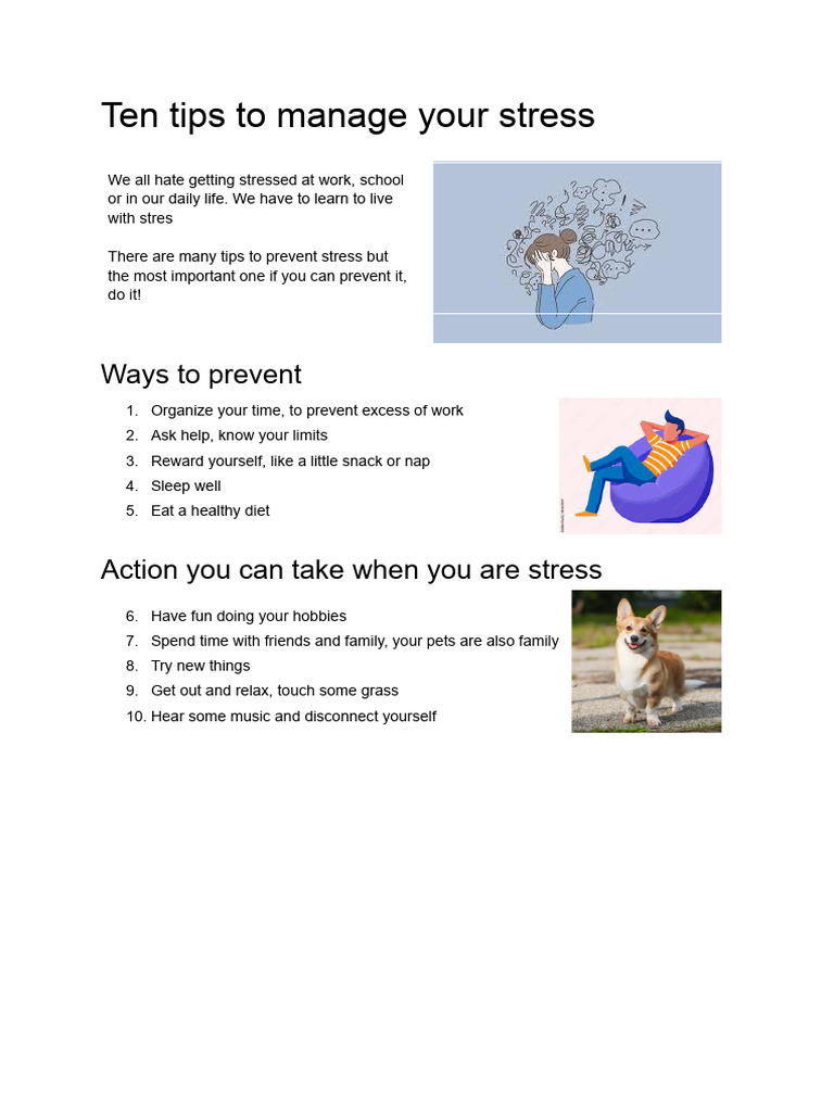 10 Effective Stress Management Tips | PDF