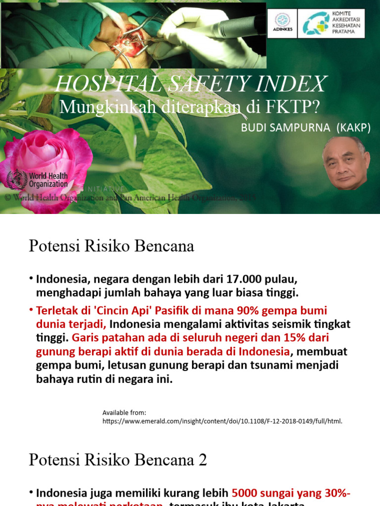 BS Hospital Safety Index 2023 | PDF | Emergency Management | Social ...