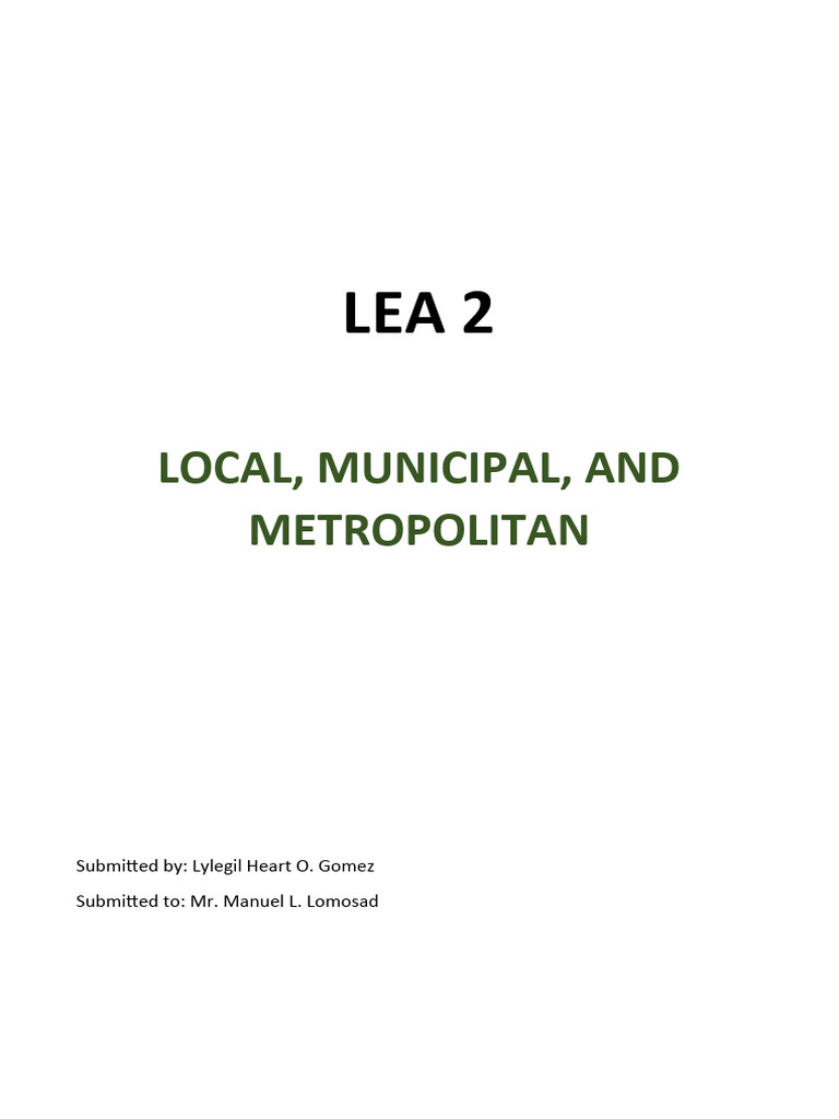 LEA 2 | Download Free PDF | Police | Crime & Violence