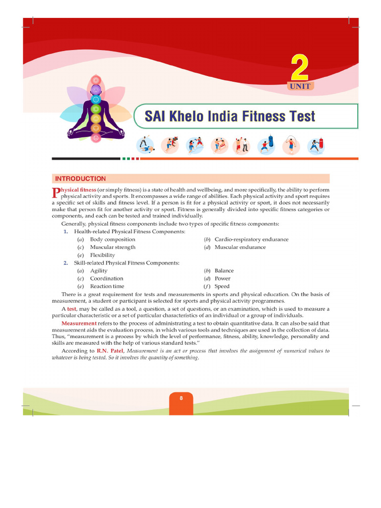 Practical-1 Fitness Tests Administration SAI Khelo India Test | PDF