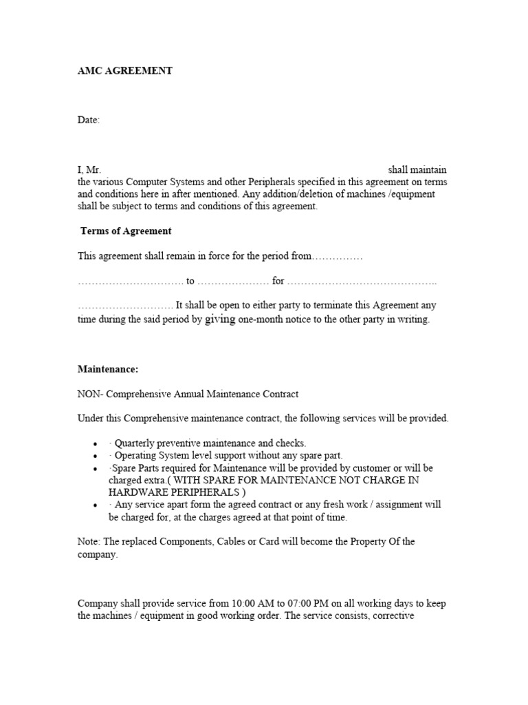 Amc Agreement | PDF | Arbitration | Computer Hardware
