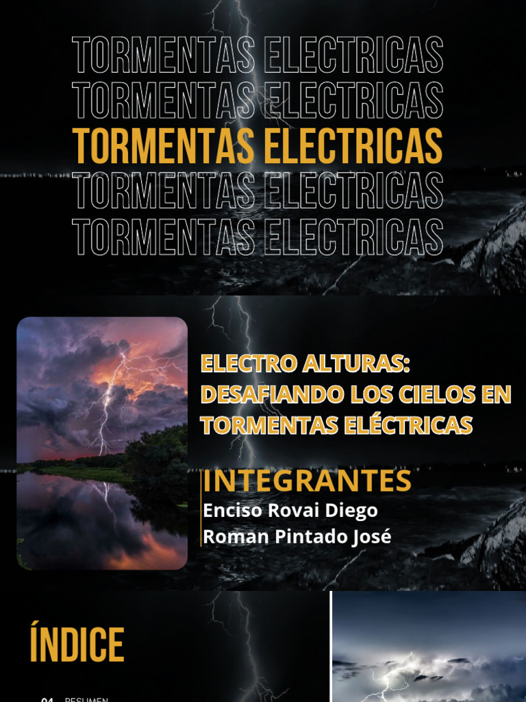 Tormentas Electricas | PDF | Tormenta | Relámpago