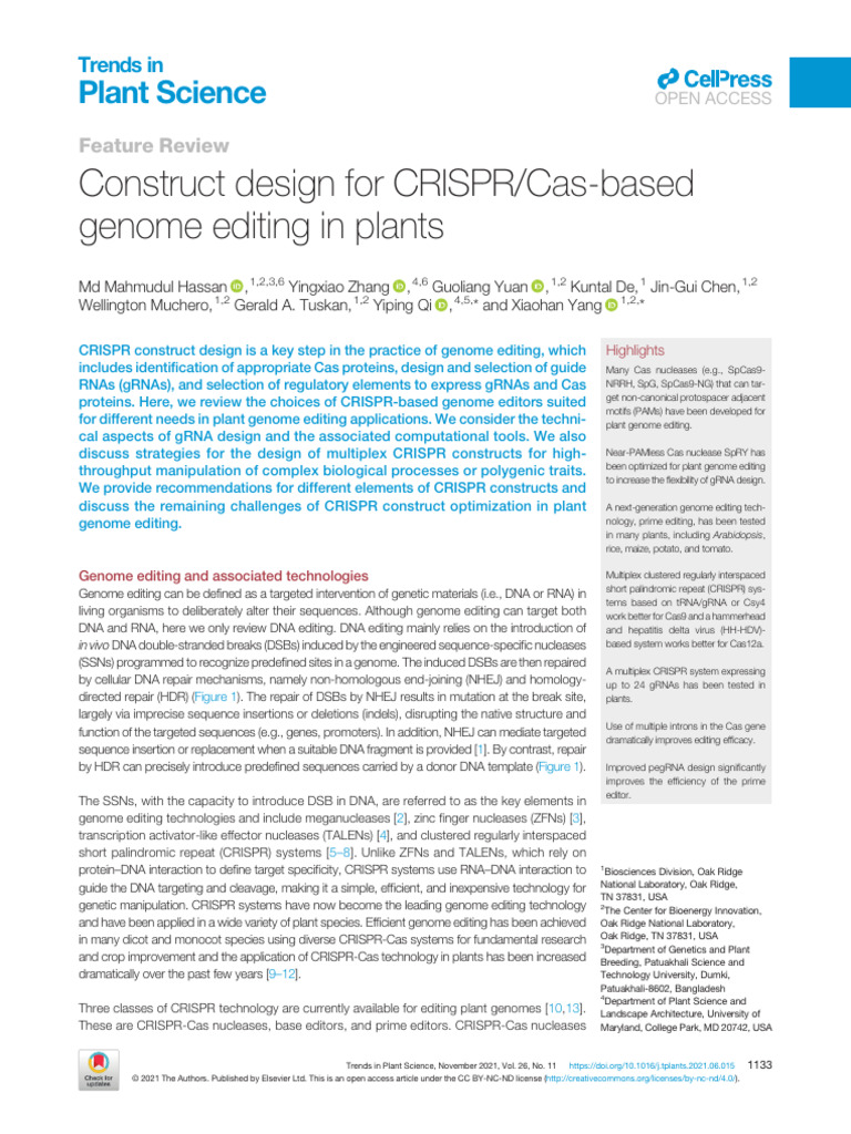 CONSTRUCT | PDF | Crispr | Dna