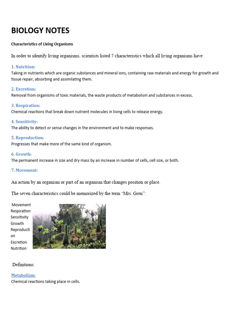 Form 3 - 4 Zimsec Biology Notes | Download Free PDF | Carbohydrates ...