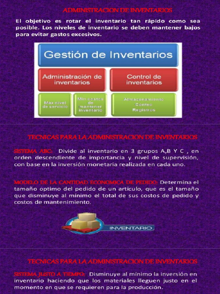 Inventarios PP | PDF