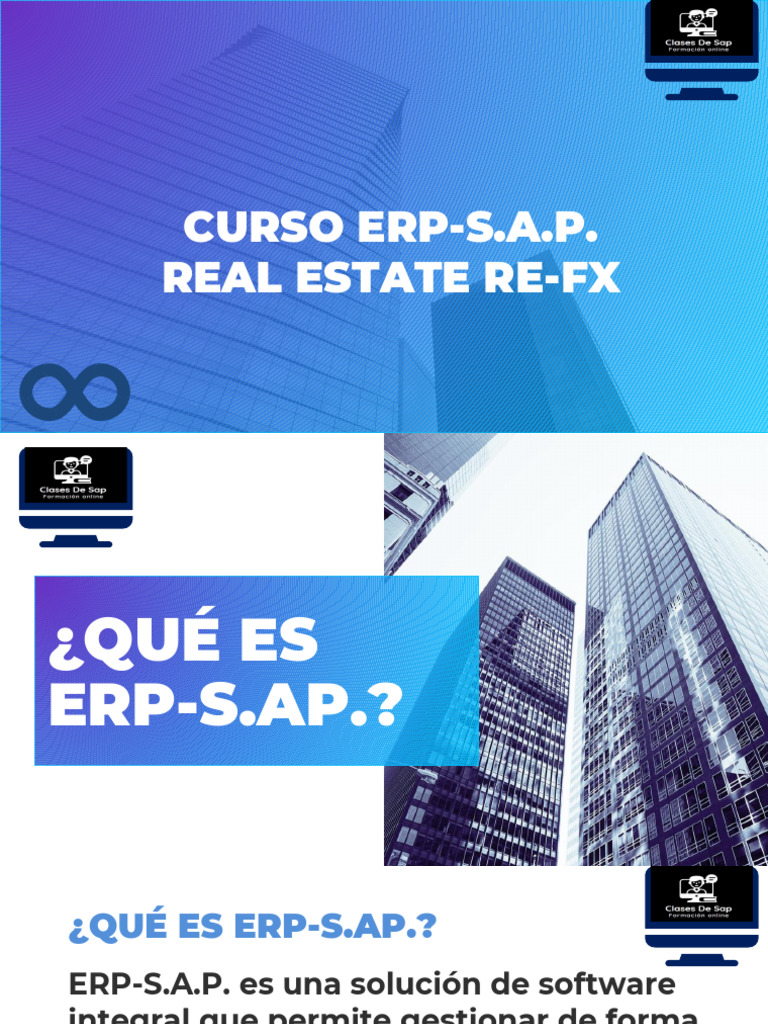 Curso Sap Real Estate | PDF | Tecnologías de la información | Informática