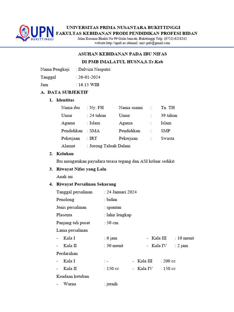 Soap Pasien NFS 3 | PDF | Pengembangan Diri | Kesehatan Holistik