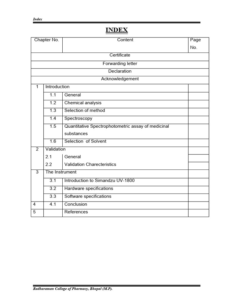 06 Index or Content | PDF