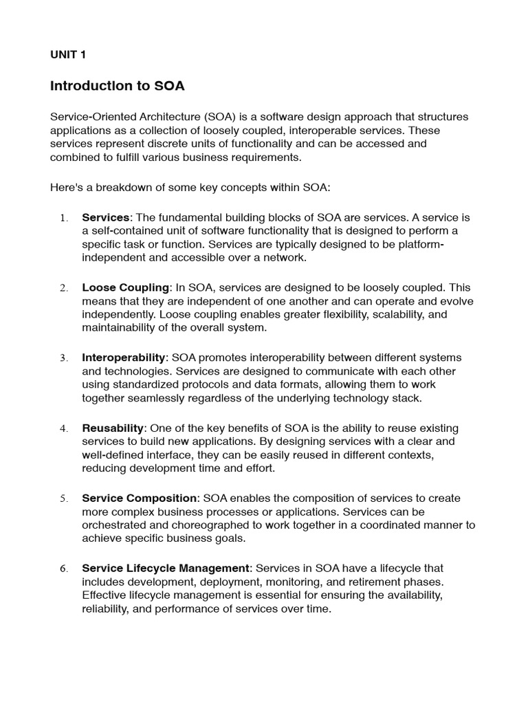 Service Oriented Architecture Pdf Service Oriented Architecture Interoperability