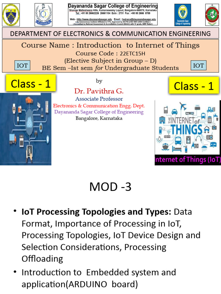 Mod3 1 Iot Pdf Internet Of Things Quality Of Service