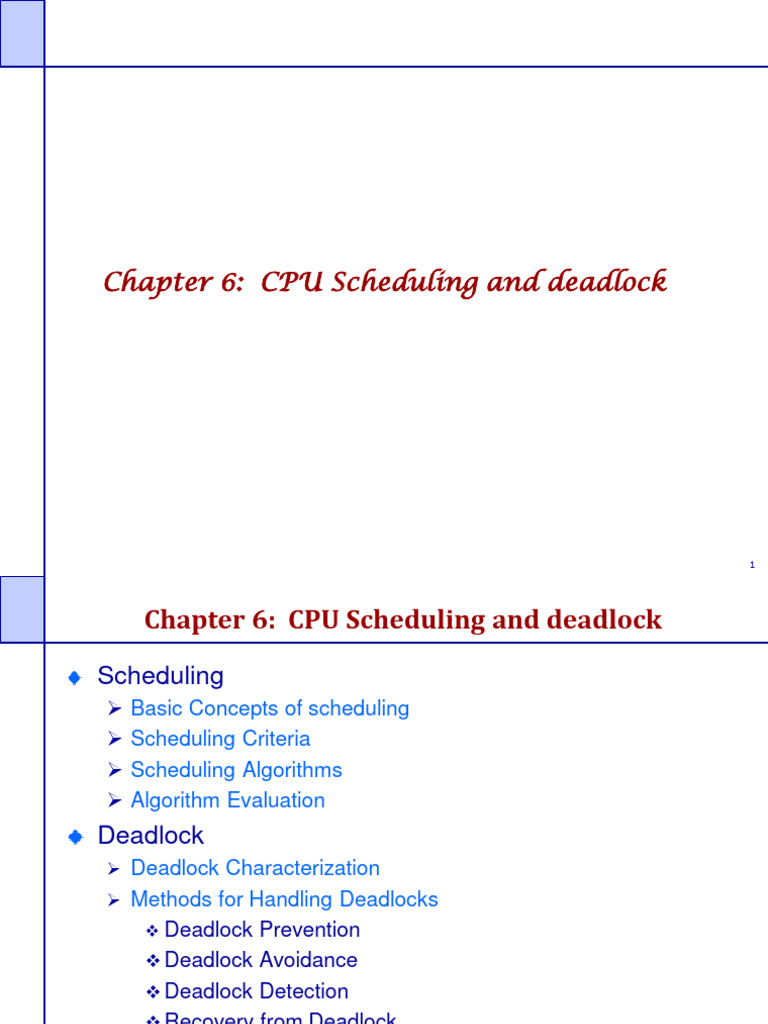 CH 06 | PDF | Scheduling (Computing) | Process (Computing)