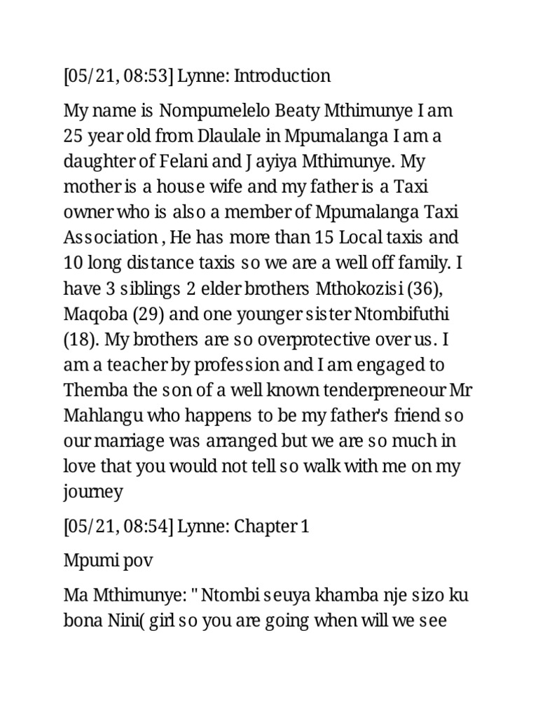 Impilo - Life Journey | PDF