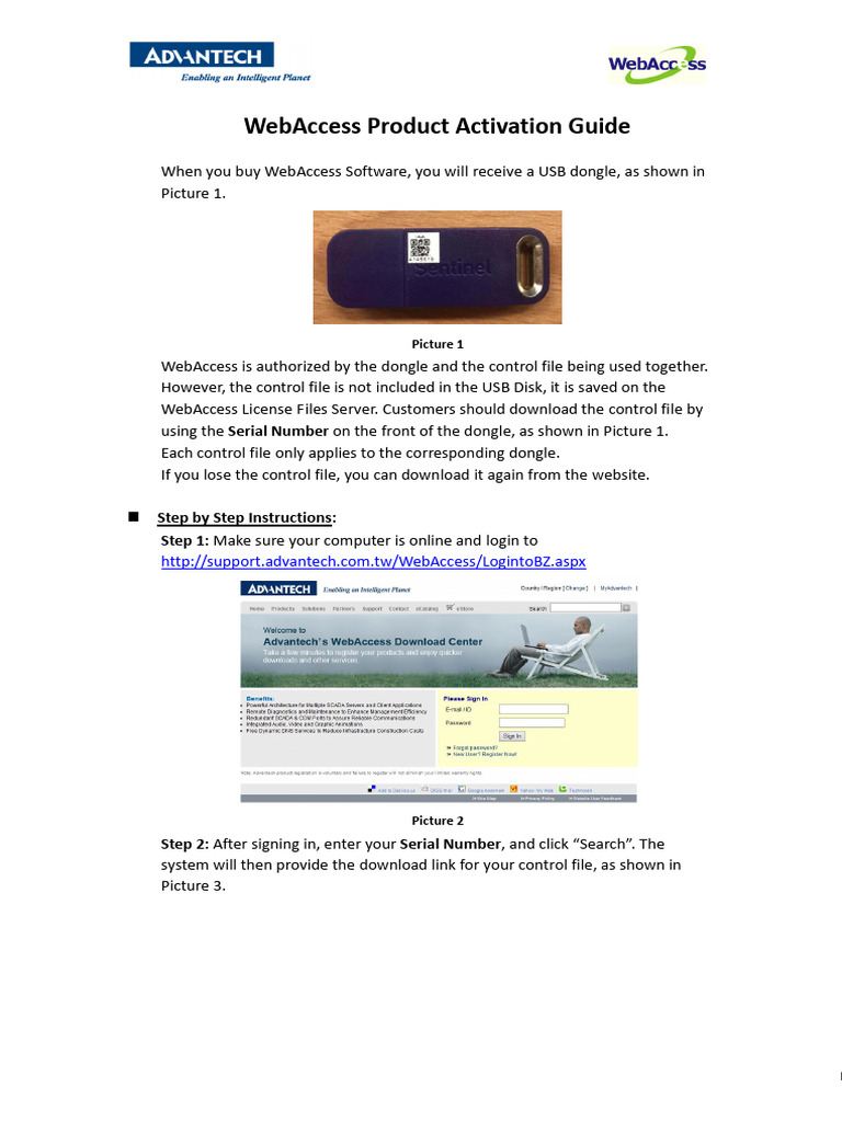 WebAccess Product Activation Guide ENG | PDF