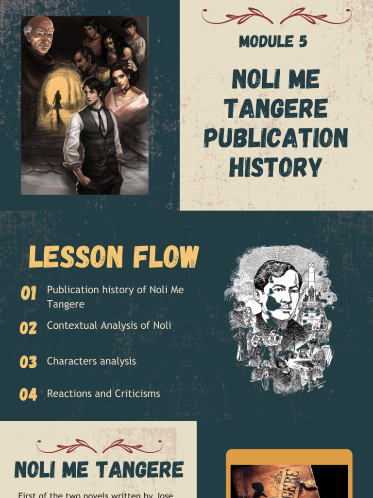 Noli Me Tangere Historical Background | PDF