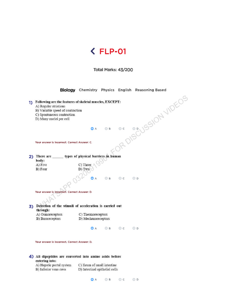 FLP 01 Key | PDF