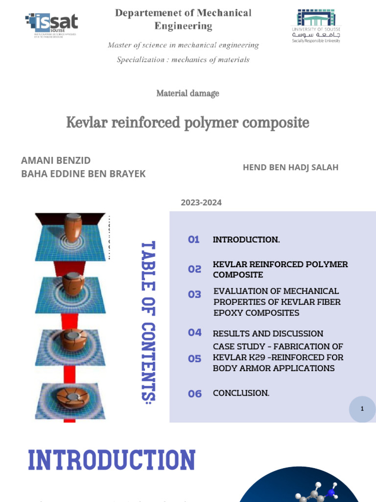 Presentation Kevlar Reinforced Polymer Composite | Download Free PDF ...