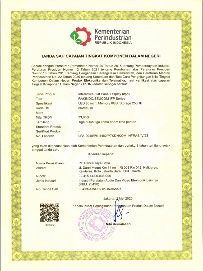 IFP SERIES 86 INCH | PDF