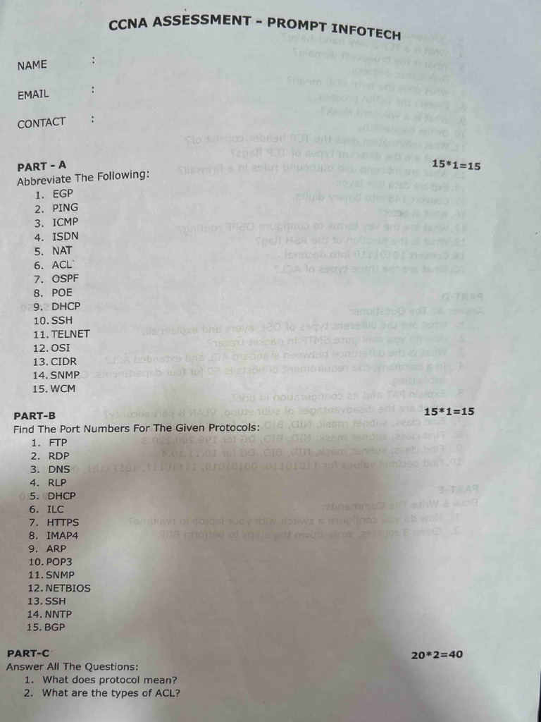 CCNA QPA2 | PDF | Data Transmission | Communications Protocols
