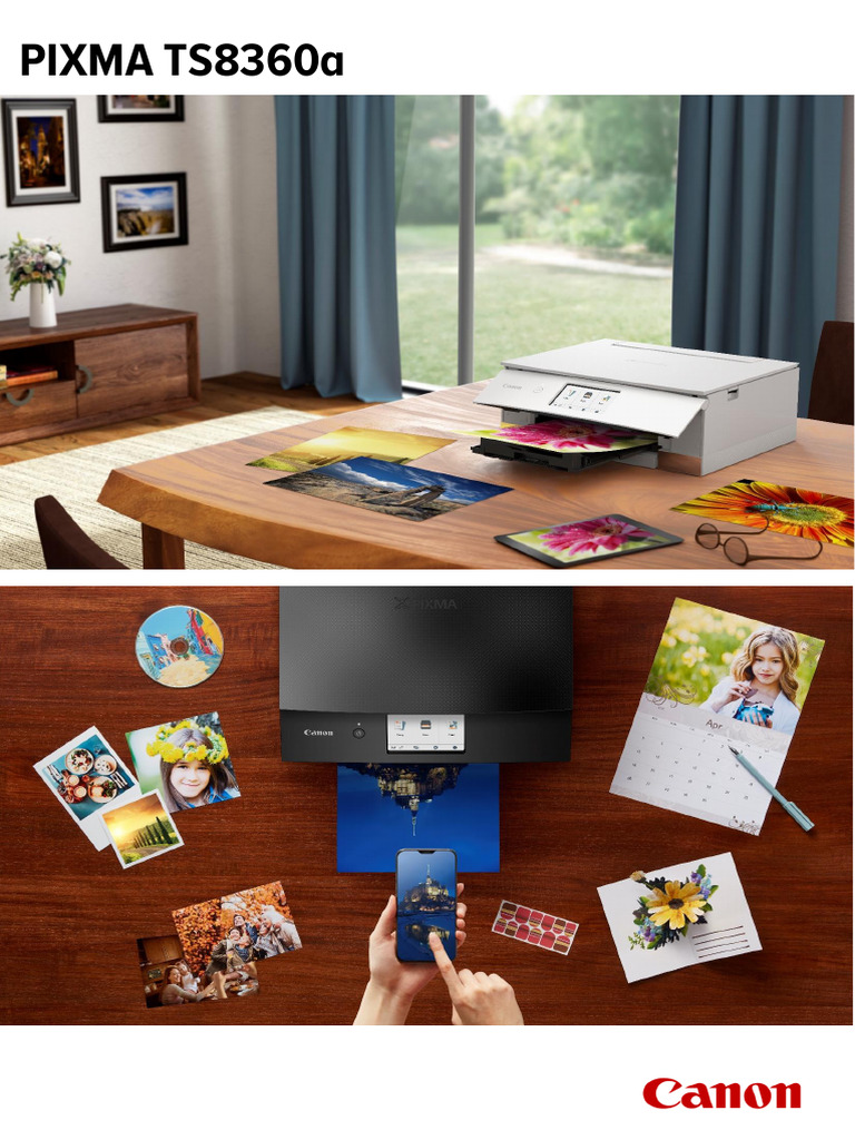 PIXMA HOME - TS8360a Tech Sheet | PDF | Printer (Computing) | Image Scanner