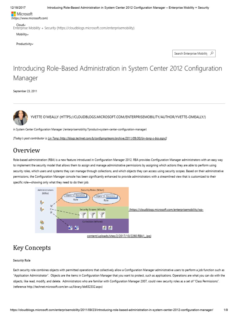 Introducing Role Based Administration in System Center 2012 ...