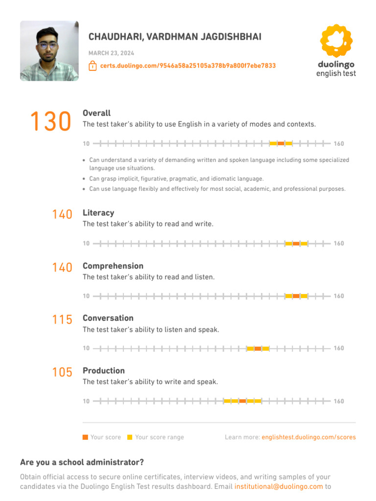 Duolingo English Test | PDF