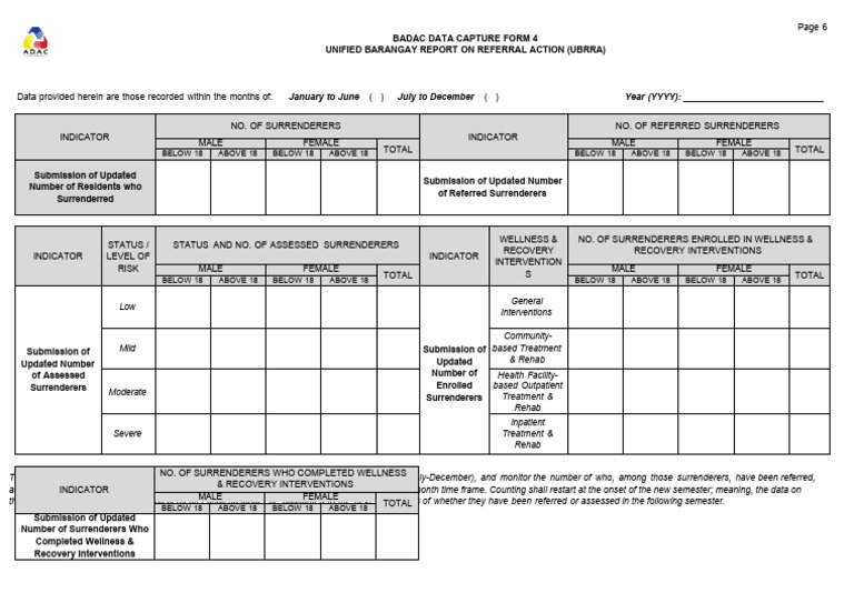 3.1.9. BADAC Form 4 (UBRA) | Download Free PDF | Health Care | Clinical ...