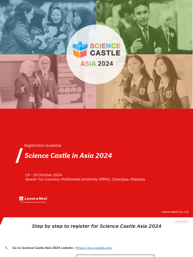 Science Castle Asia 2024 Registration Guideline | PDF | Computing