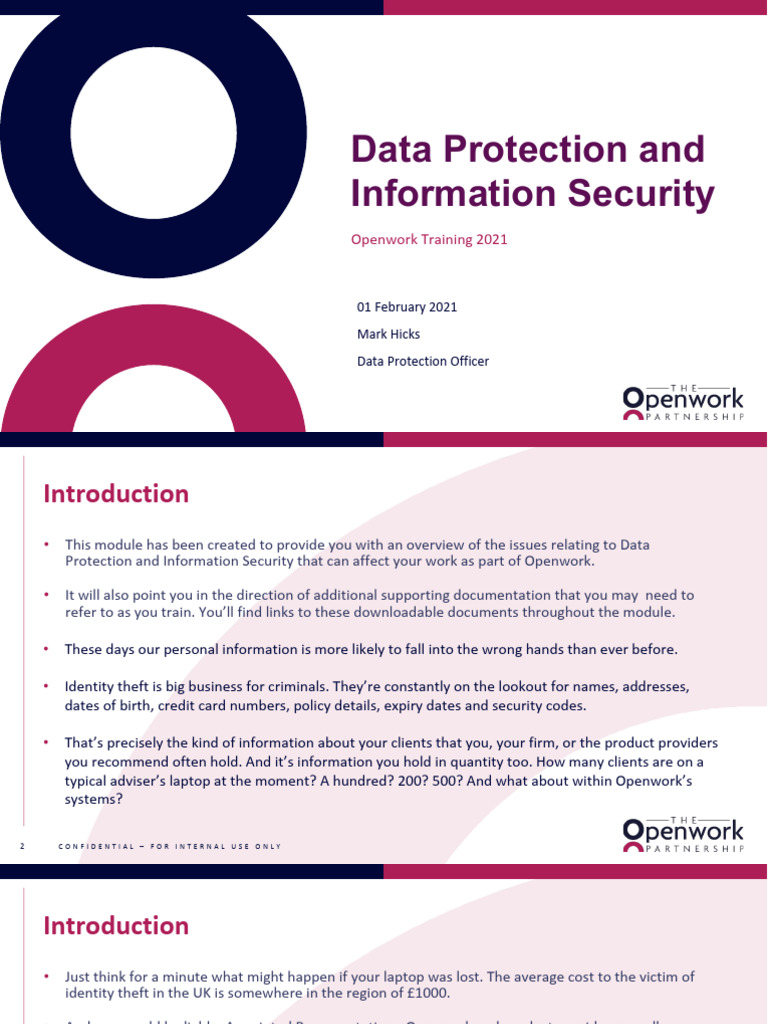 Data Protection | PDF | Information Security | Computer Security