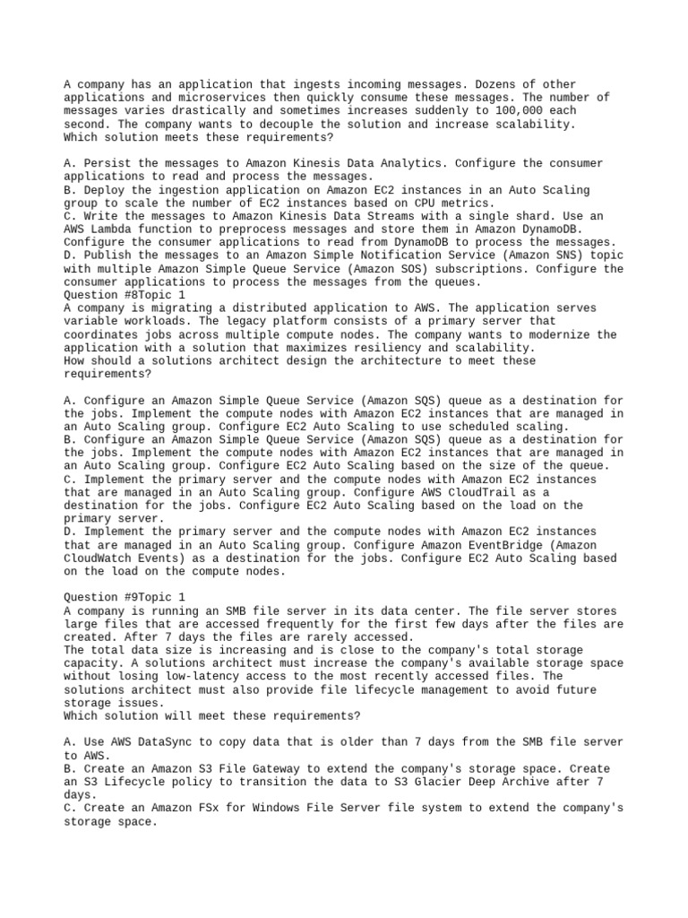 1 New | PDF | Scalability | Amazon Web Services